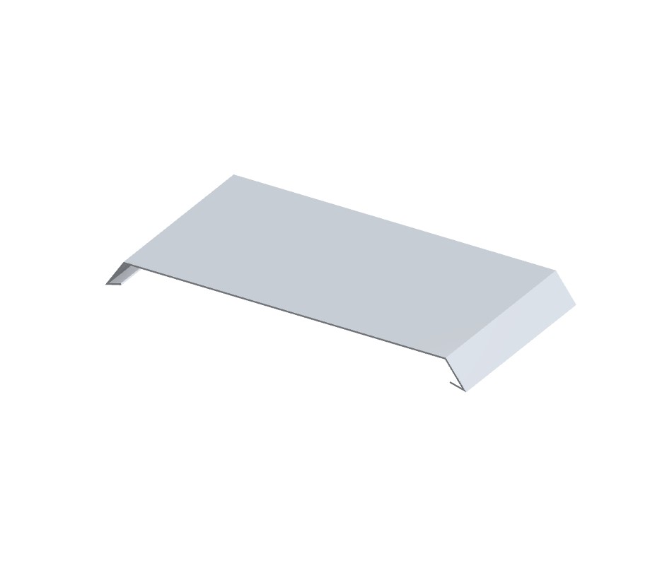 Atikový plech - TiZn tl. 0,6mm, rš 250mm, dl. 1m - strechy-plechy.cz