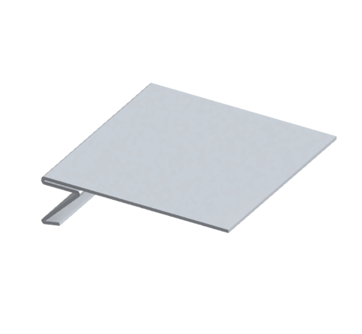 Okapová lišta zatahovací - TiZn tl. 0,6mm, rš 250mm, dl. 1m - strechy ...