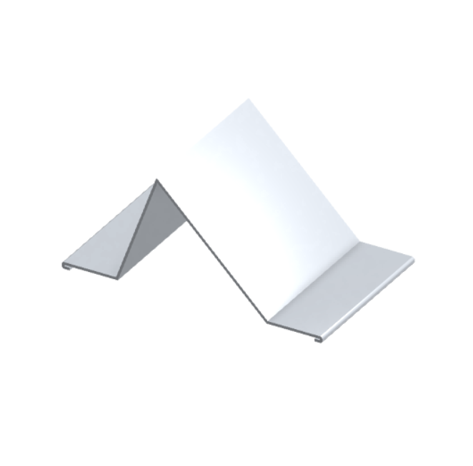 Sněhový zachytávač - TiZn tl. 0,6mm, rš 250mm, dl. 1m - strechy-plechy.cz